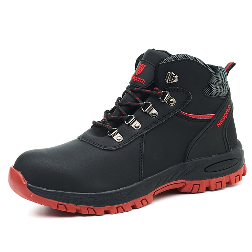 Sogetch Steel Toe Boots Men Women Lightweight Work Boots Puncture Proof ...