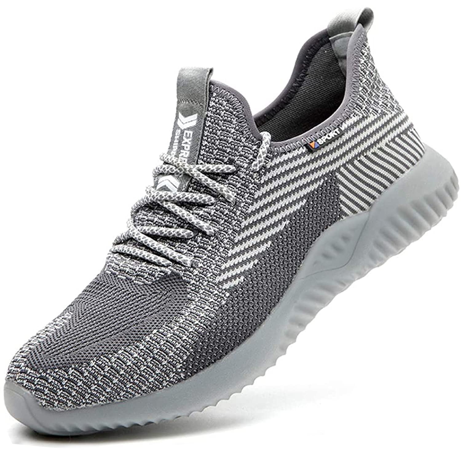 Sogetch Steel Toe Shoes for Men Women Lightweight Comfortable Work ...