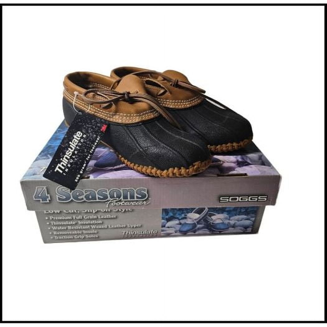Soggs Thinsulate Men's Slip On Duck 4 Season Water Rubber Boots Size 7 ...