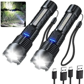 SKYFIRE LED flashlight High lumen, super bright rechargeable flashlight ...