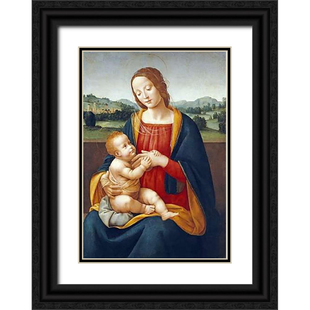 Sogliani, Giovanni 11x14 Black Ornate Wood Framed with Double Matting ...