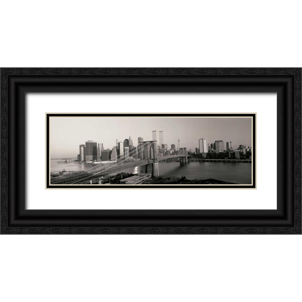 Sohm, Joseph 18x9 Black Ornate Wood Framed with Double Matting Museum ...