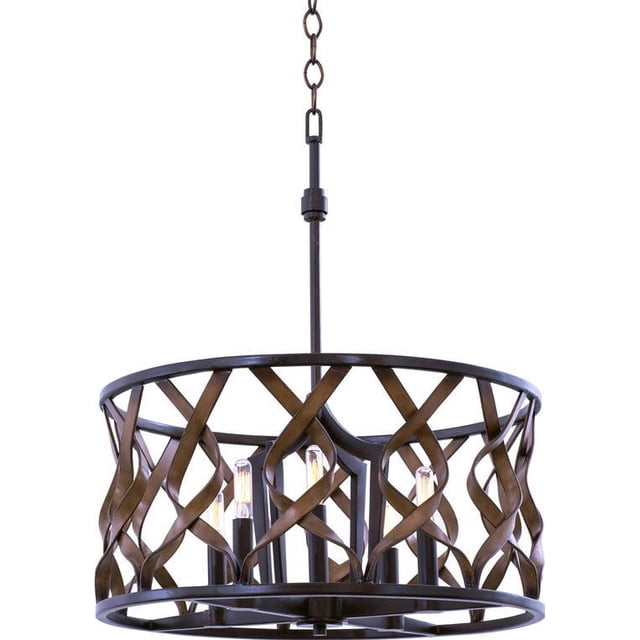 Soho 20 Hand-Forged Iron Pendant Light Fixture - Walmart Business Supplies