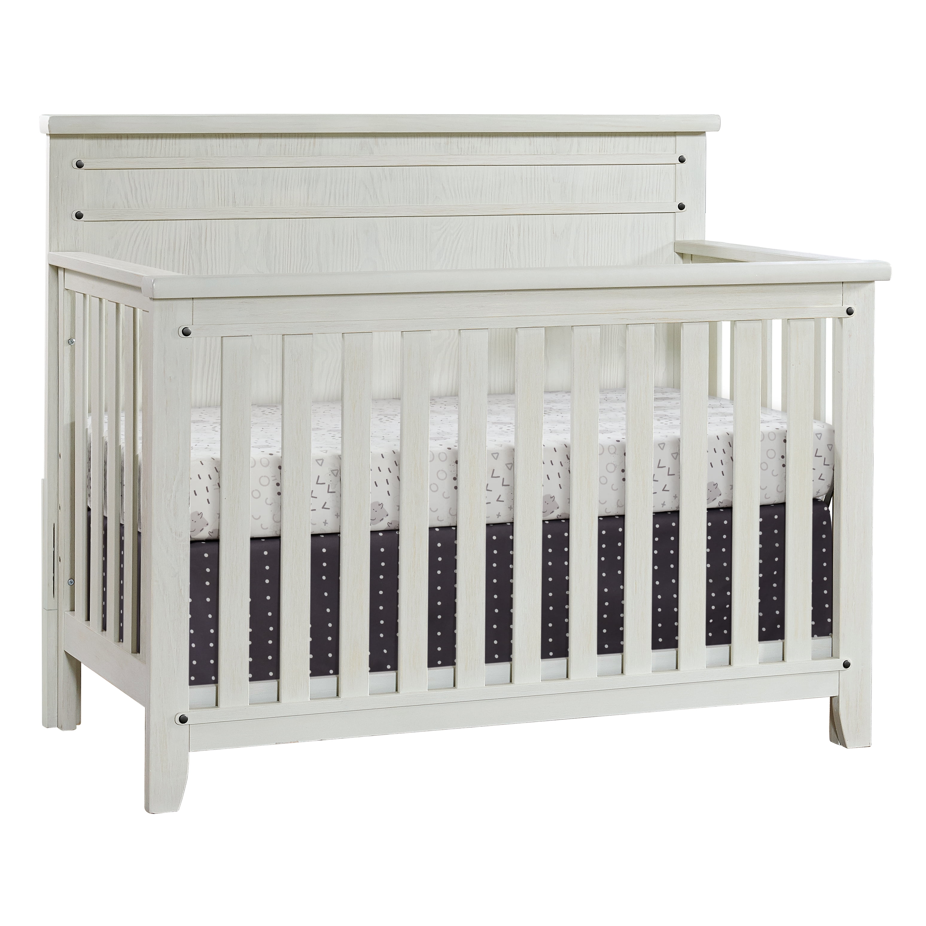 Free Shipping! Soho Baby Morrison 4-in-1 Convertible Crib, Rustic White ...
