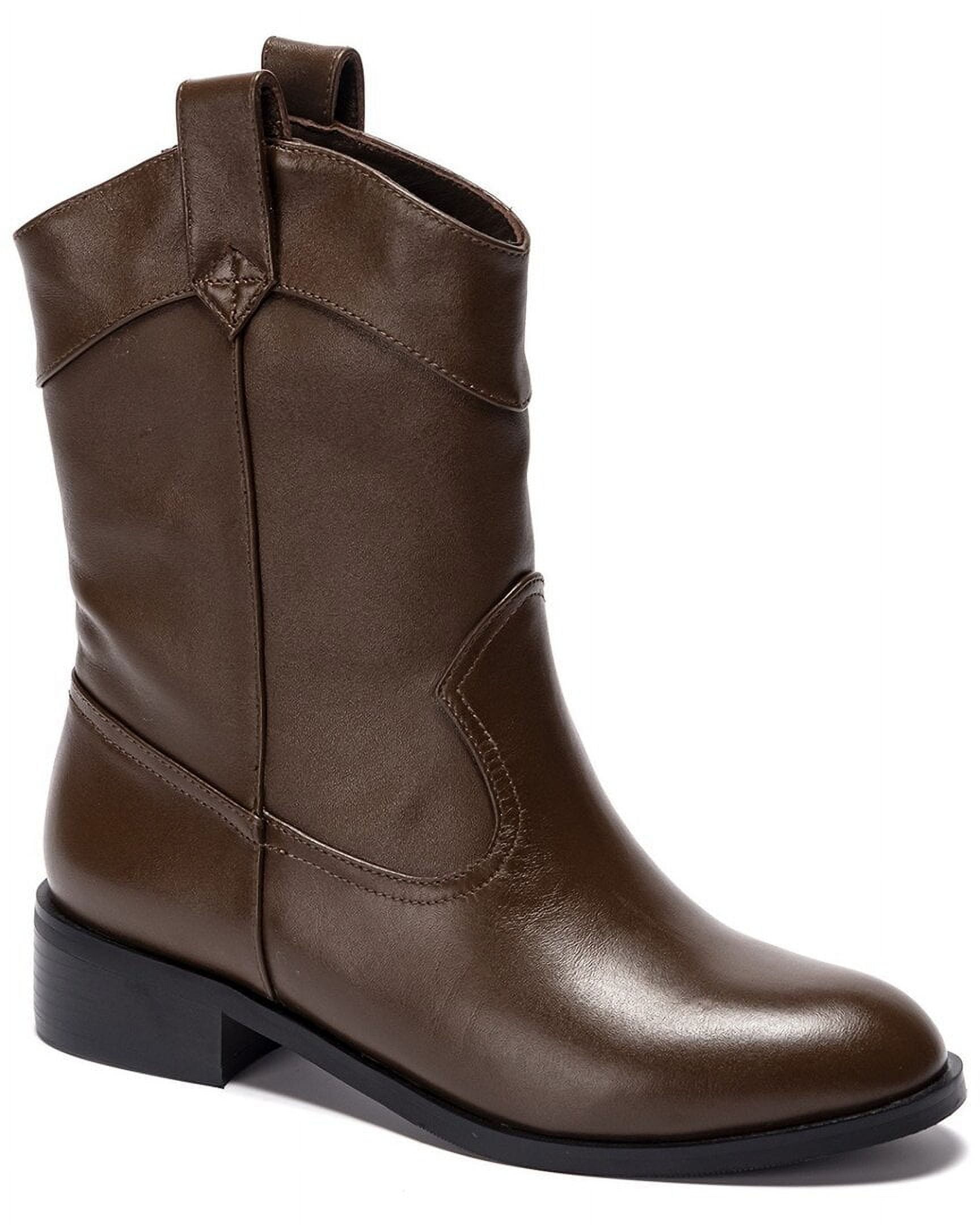 Soho Collective Isa Natural Leather Boots Womens Style : Sc108 ...
