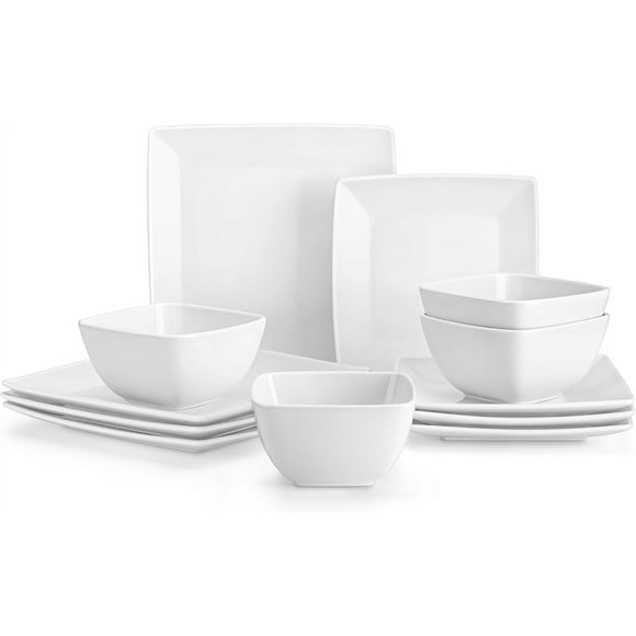 White Square Dinnerware