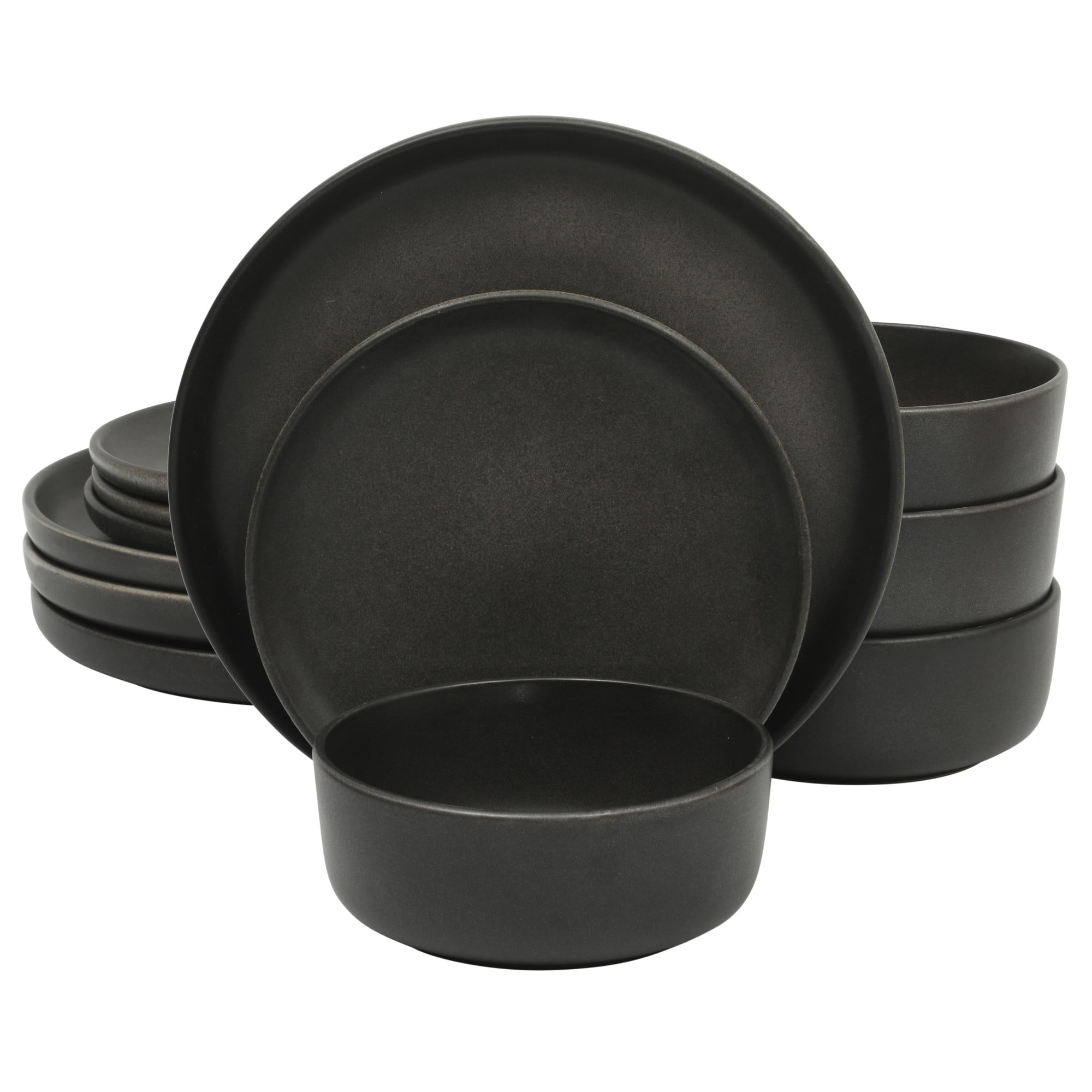 Gibson Elite Pasco 12 Piece (Service for 4) Plates and Bowls Reactive ...