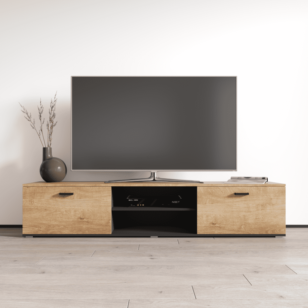 "Soho S3 High Gloss 71"" TV Stand, Entertainment Center with Storage ...