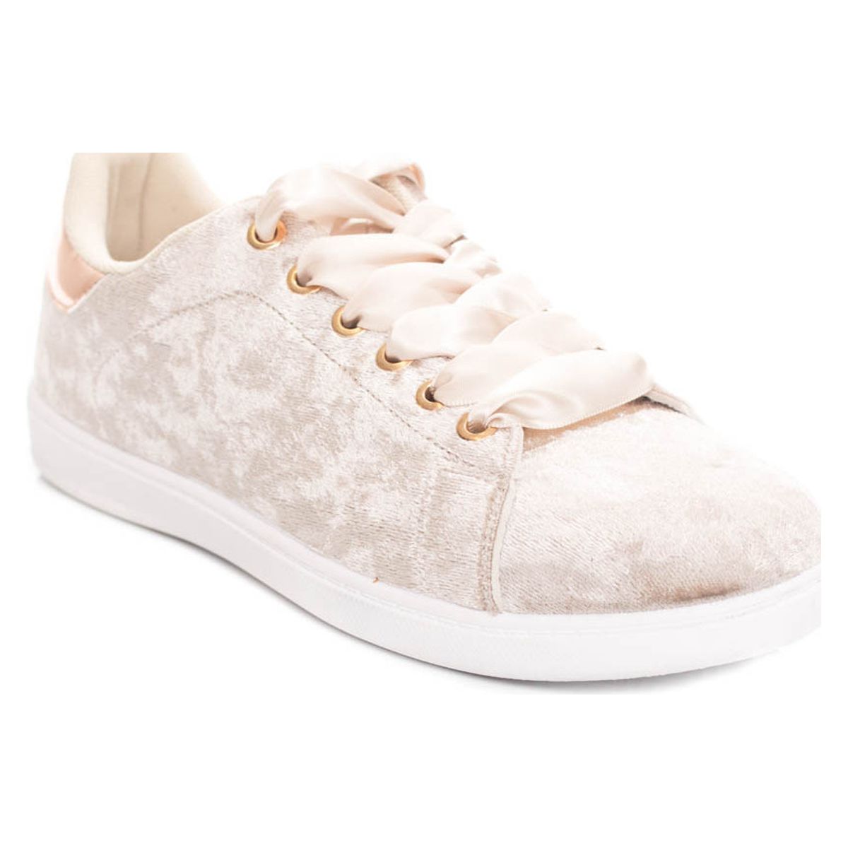 Soho Shoes Women's Low Top Velvet Lace Up Casual Fashion Sneakers ...