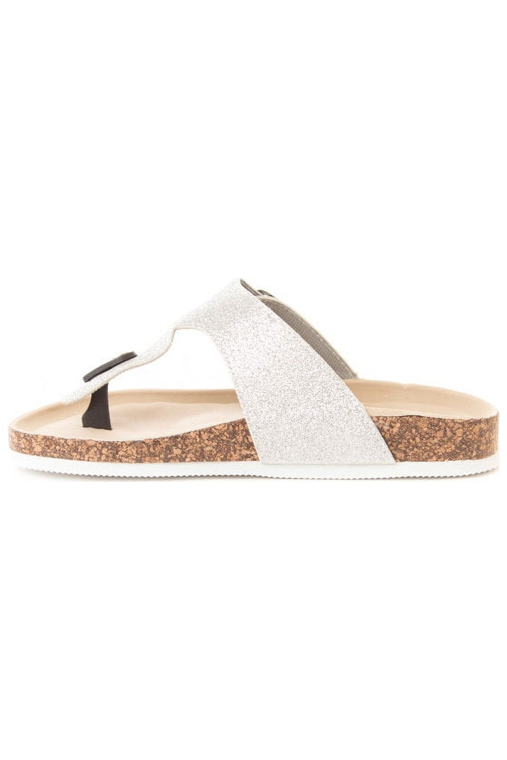 Soho Shoes Women's Platform Glitter Sandal - Walmart.com