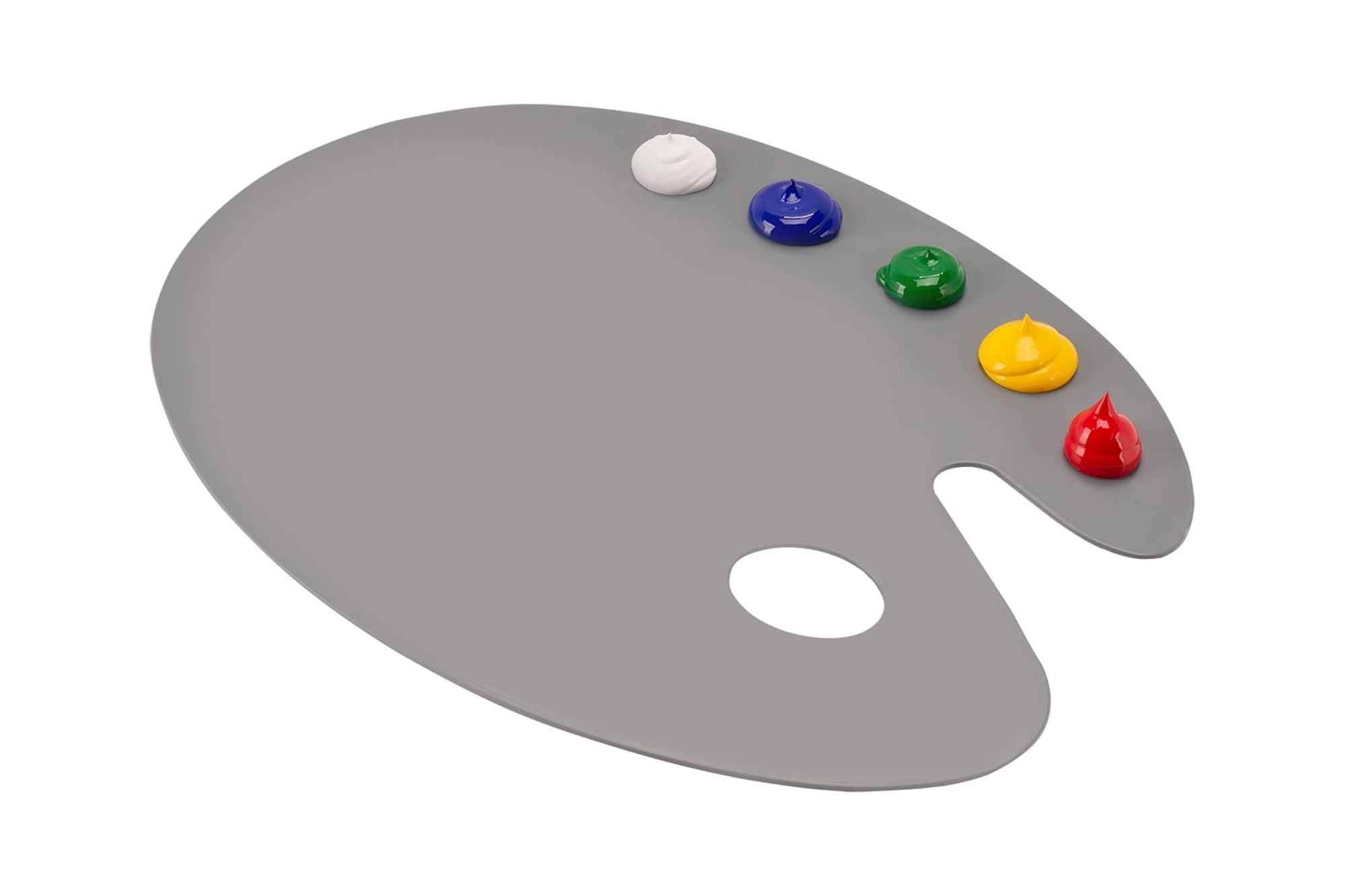 Soho Urban Artist Neutral Gray Artist Paint Palette - Oval Arm Easy ...