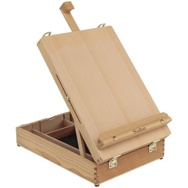 Soho Urban Artist Sketch Box and Table Easel - Portable, Multi Media ...