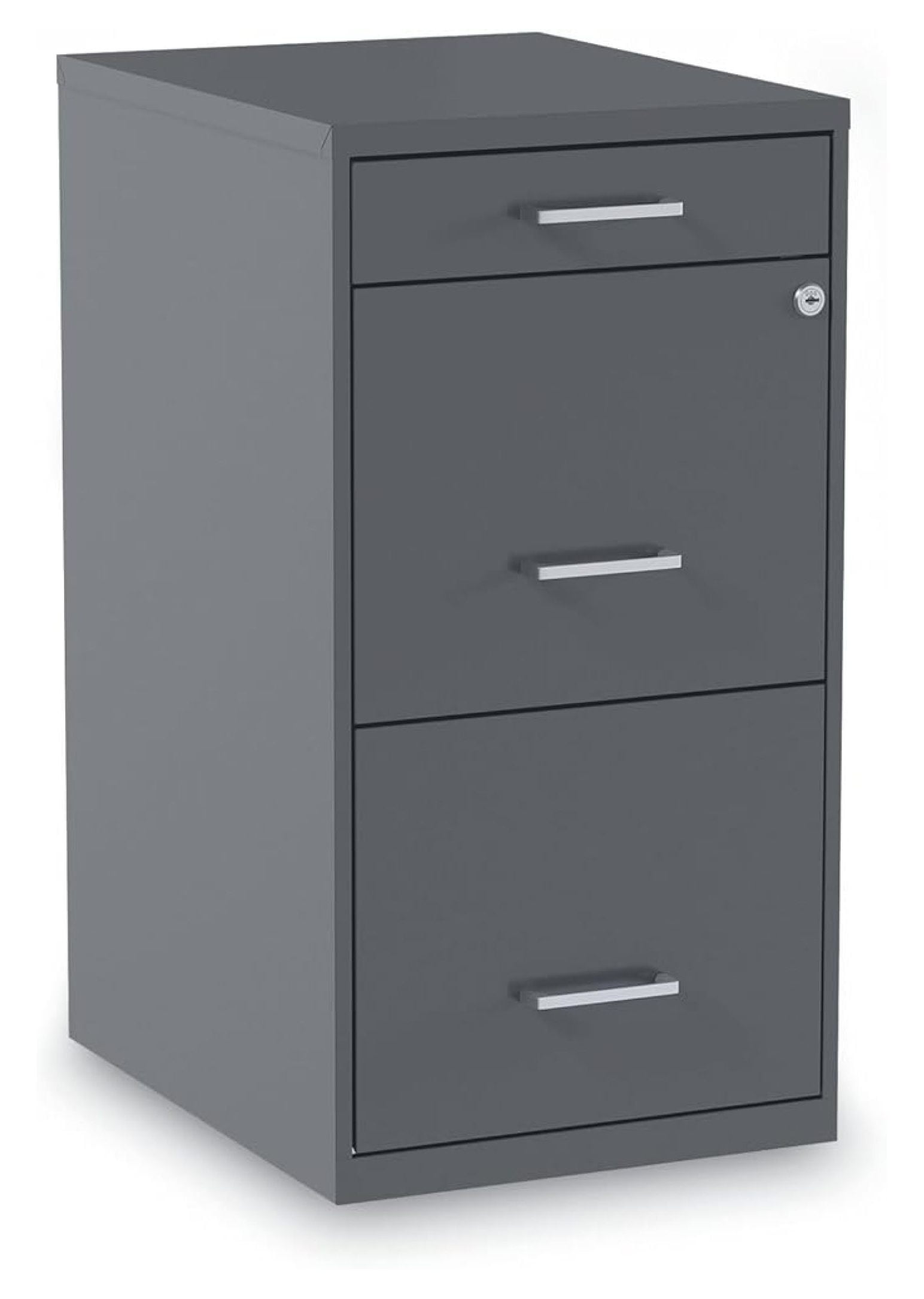 Soho Vertical File Cabinet, 3 Drawers: Pencil/File/File, Letter ...