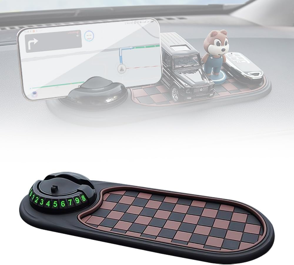 SoiVae Rotatable Anti Skid Car Dashboard Pad, 2025 New Multifunction ...