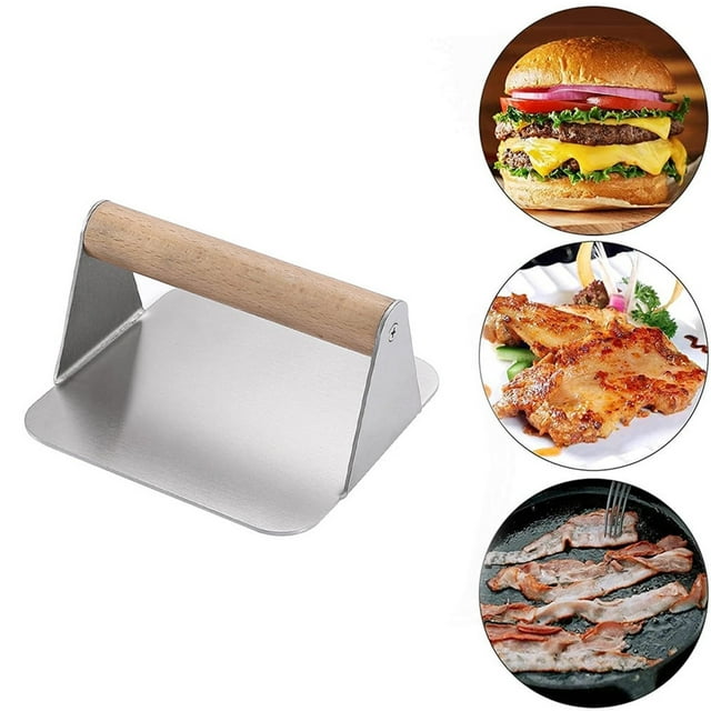 Soikfihs Burger For Griddle Hamburger Patty Maker Stainless Steel Meat ...