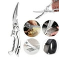 Soikfihs Heavy Duty Stainless Bone Cut Scissors Multipurpose Kitchen ...