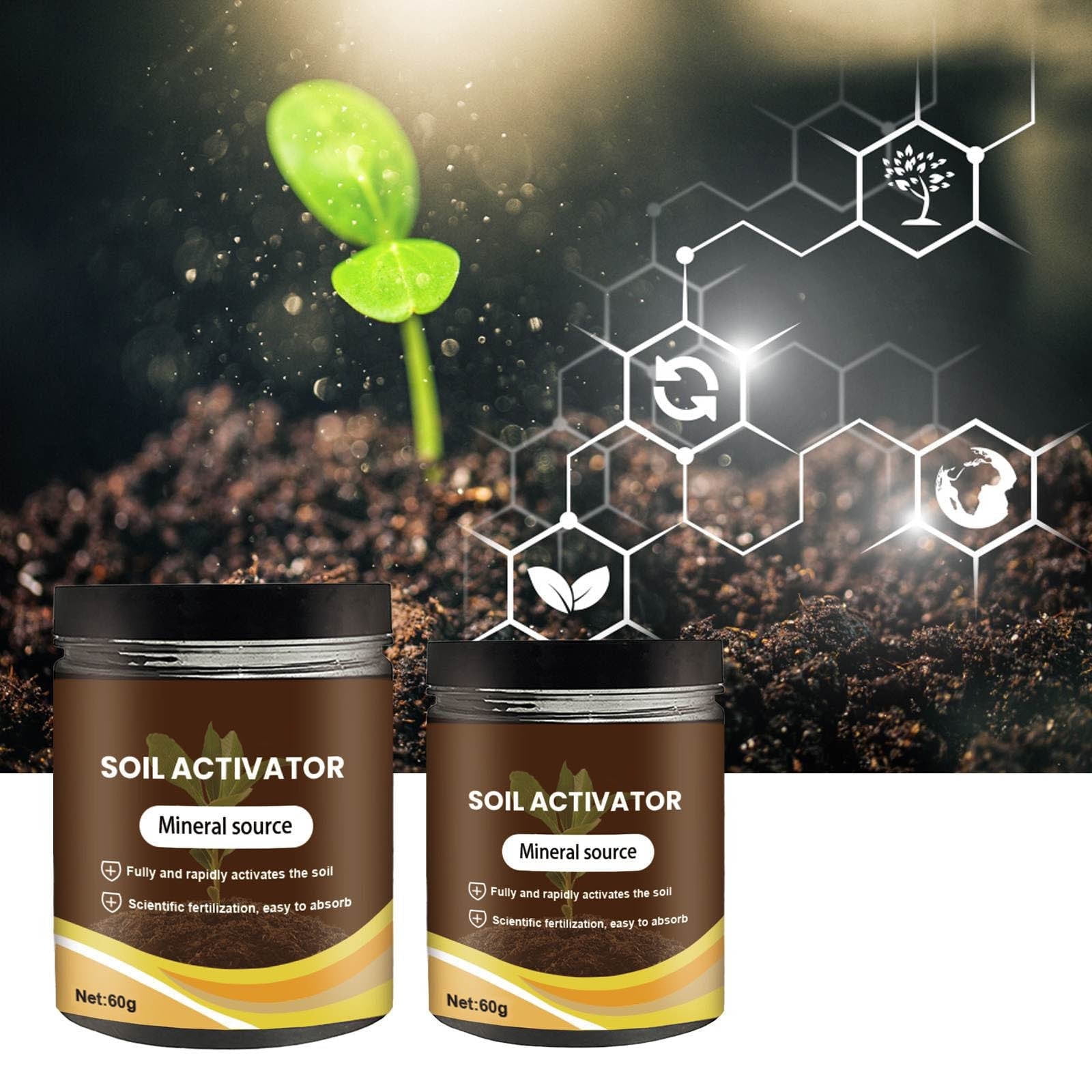 Soil Activated Treasure, 2025 New Organic Soil Activator & Plant Fertilizer for Raised Garden ...