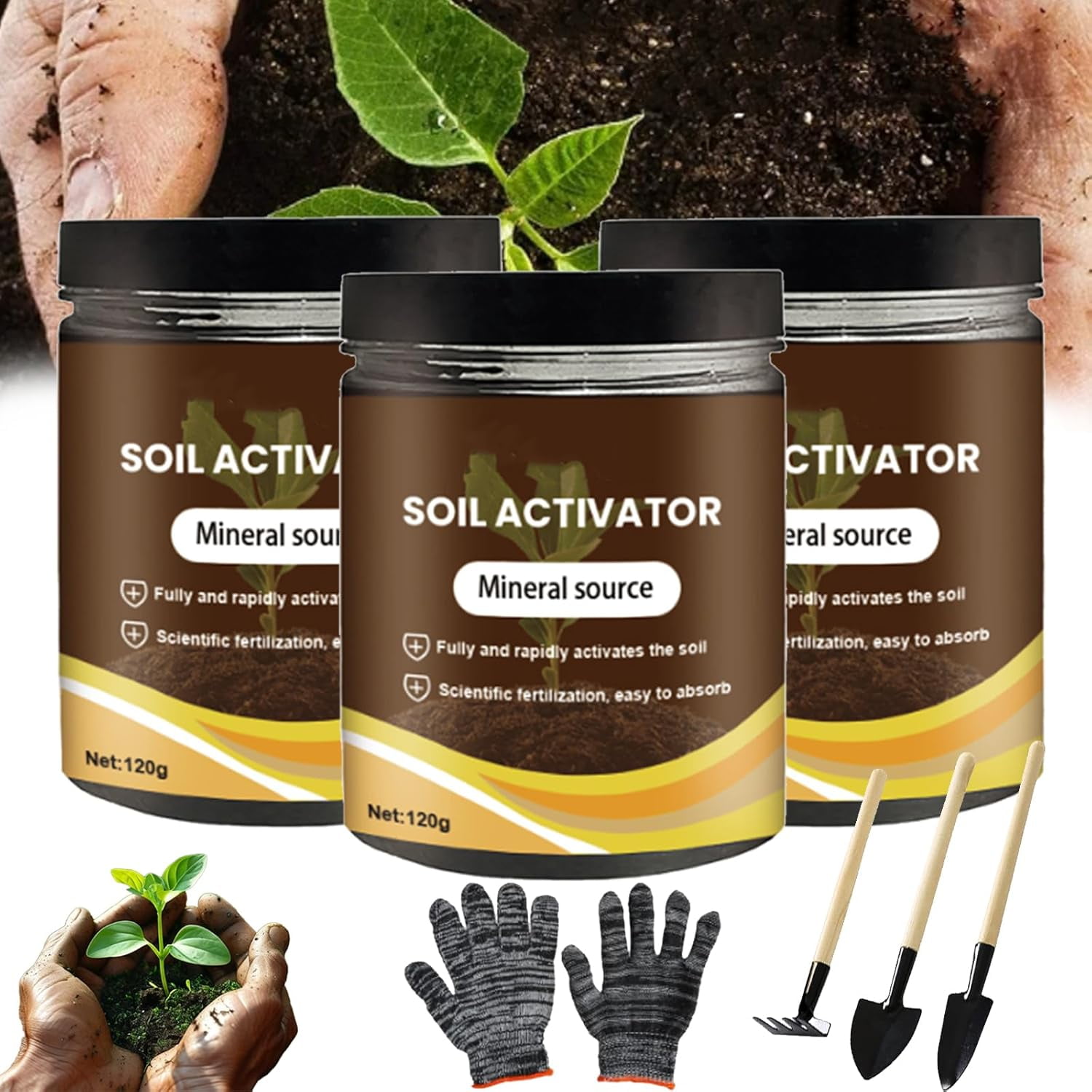 Soil Activator for Plants, Soils Pro Activator, 2025 New Bone Meal ...