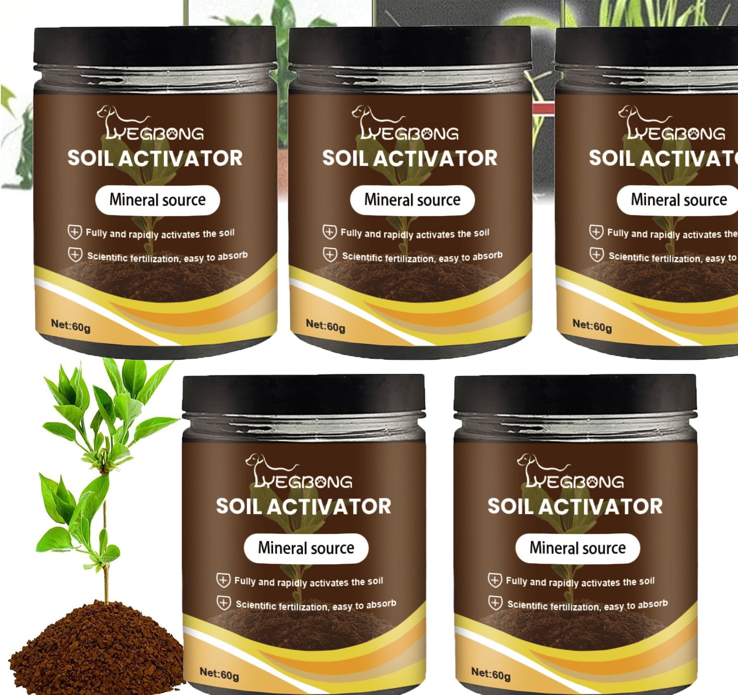 Soil Activator,Professional Bone Meal Fertilizer, Dirt Health Booster ...