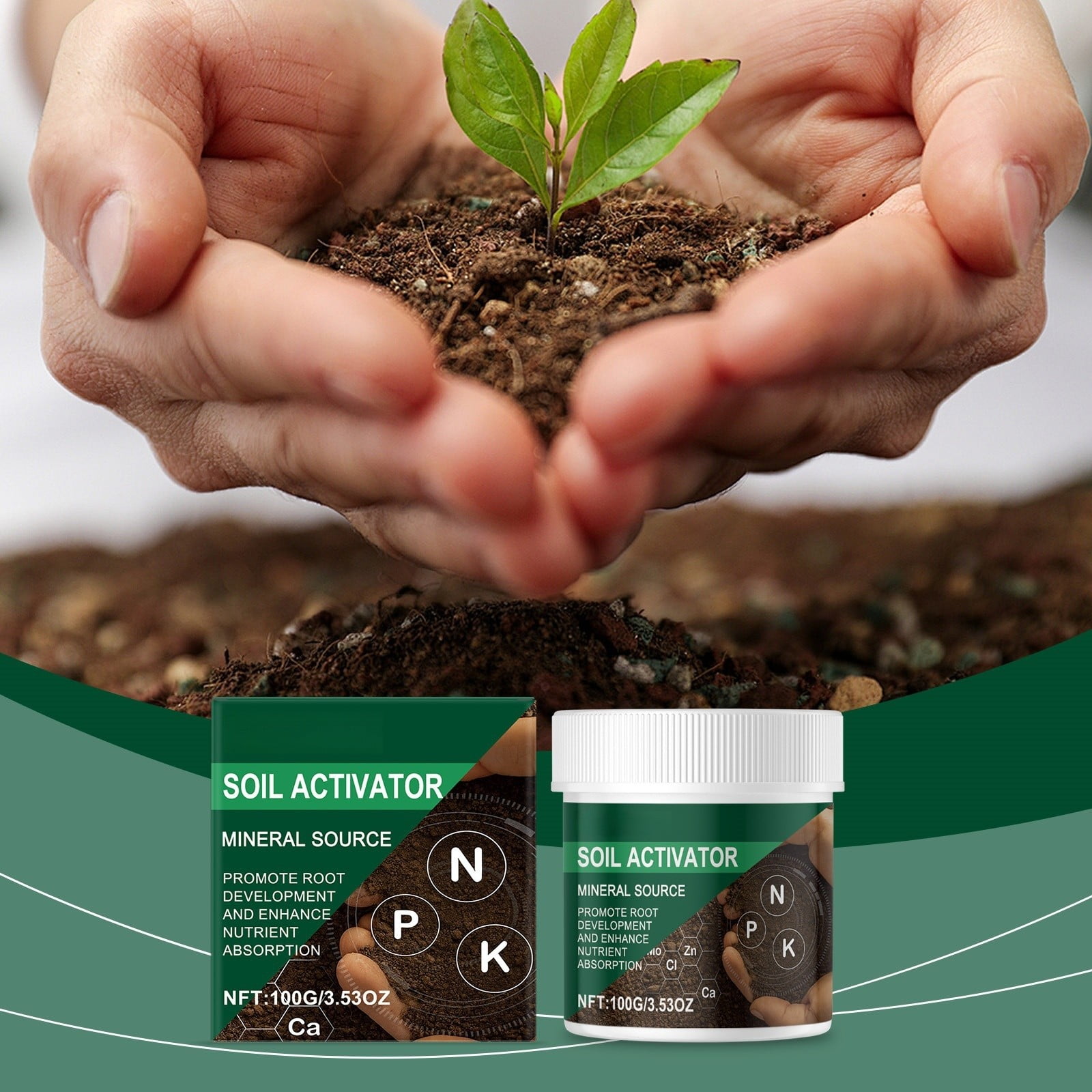 Soil Activator, Professional Bone Meal Fertilizer, Dirt Health Booster, Loose Soil Improve Soil ...