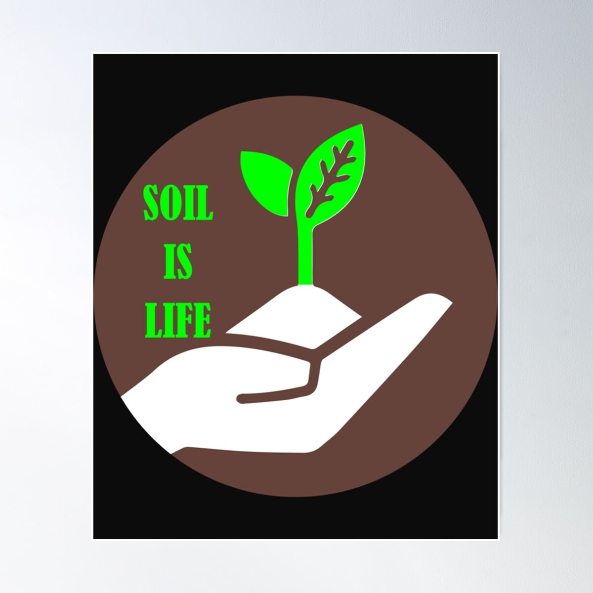 Soil Conservation Poster Wall Art, Modern Wall Decor For Living Room ...