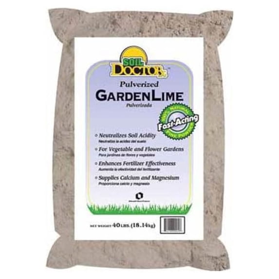 Soil Doctor 50051550 Pulverized Garden Limestone, 40-Pound - Walmart.com
