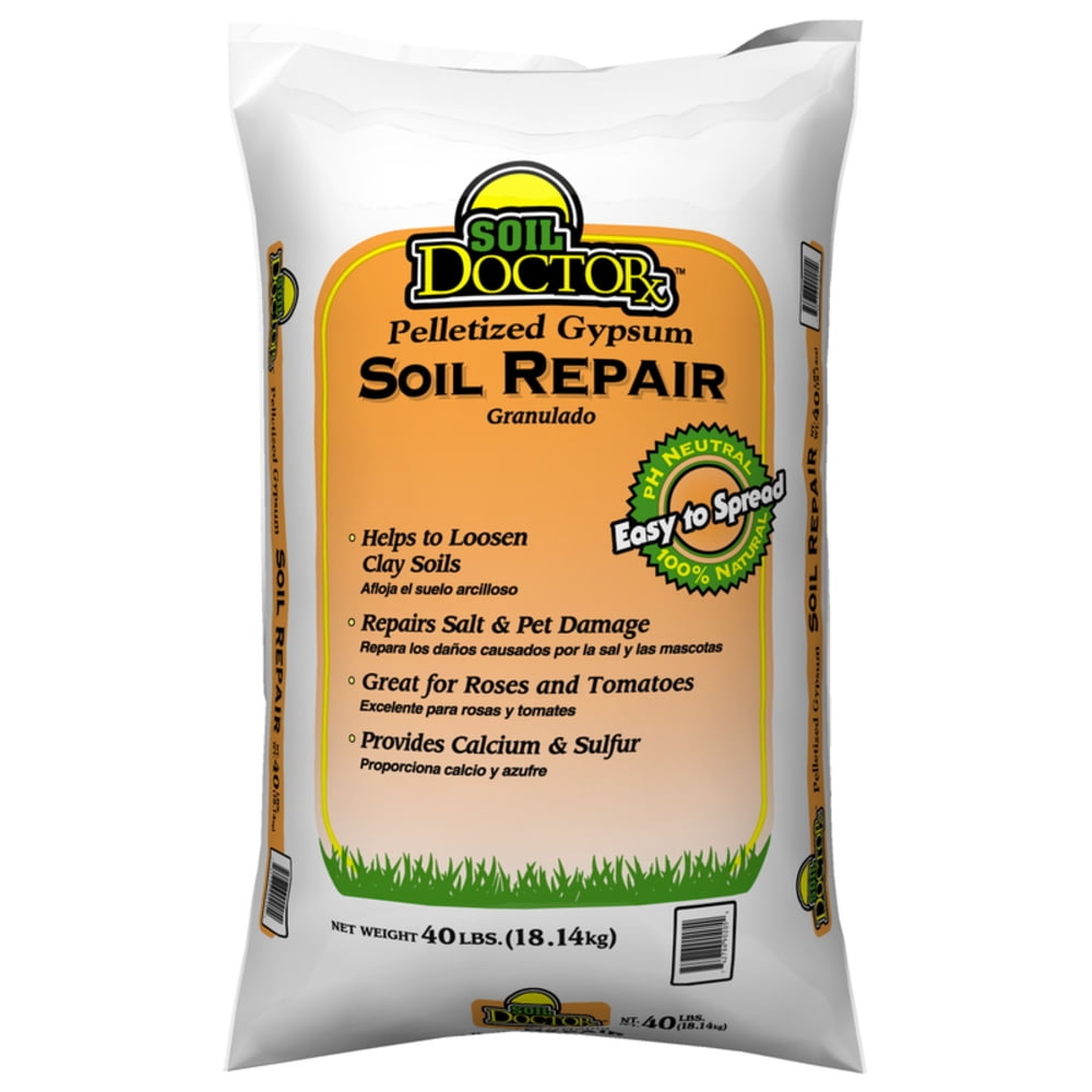 Soil Doctor Organic Gypsum Lawn Repair Granules, Garden Additives, 1000 ...