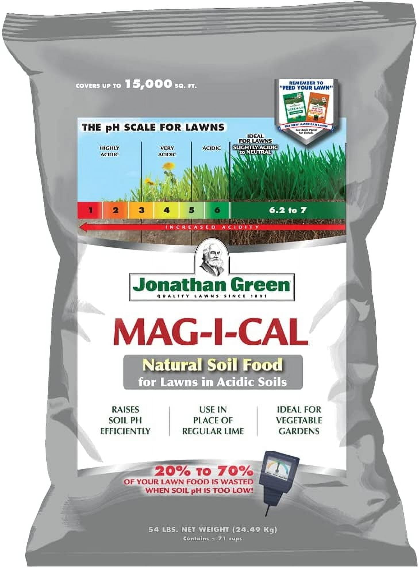 Soil Food for Lawns in Acidic Soil - Soil Amendment for Grass - Walmart.com