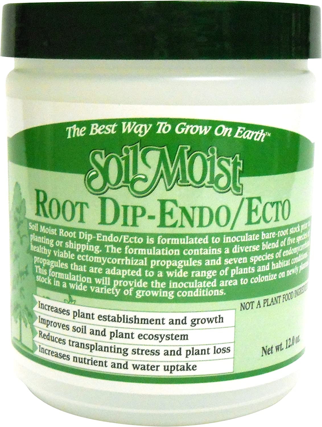 Soil Moist Mycorrhizal Root Dip Mix Endo Ecto 12oz Jar Treats 1200 ...