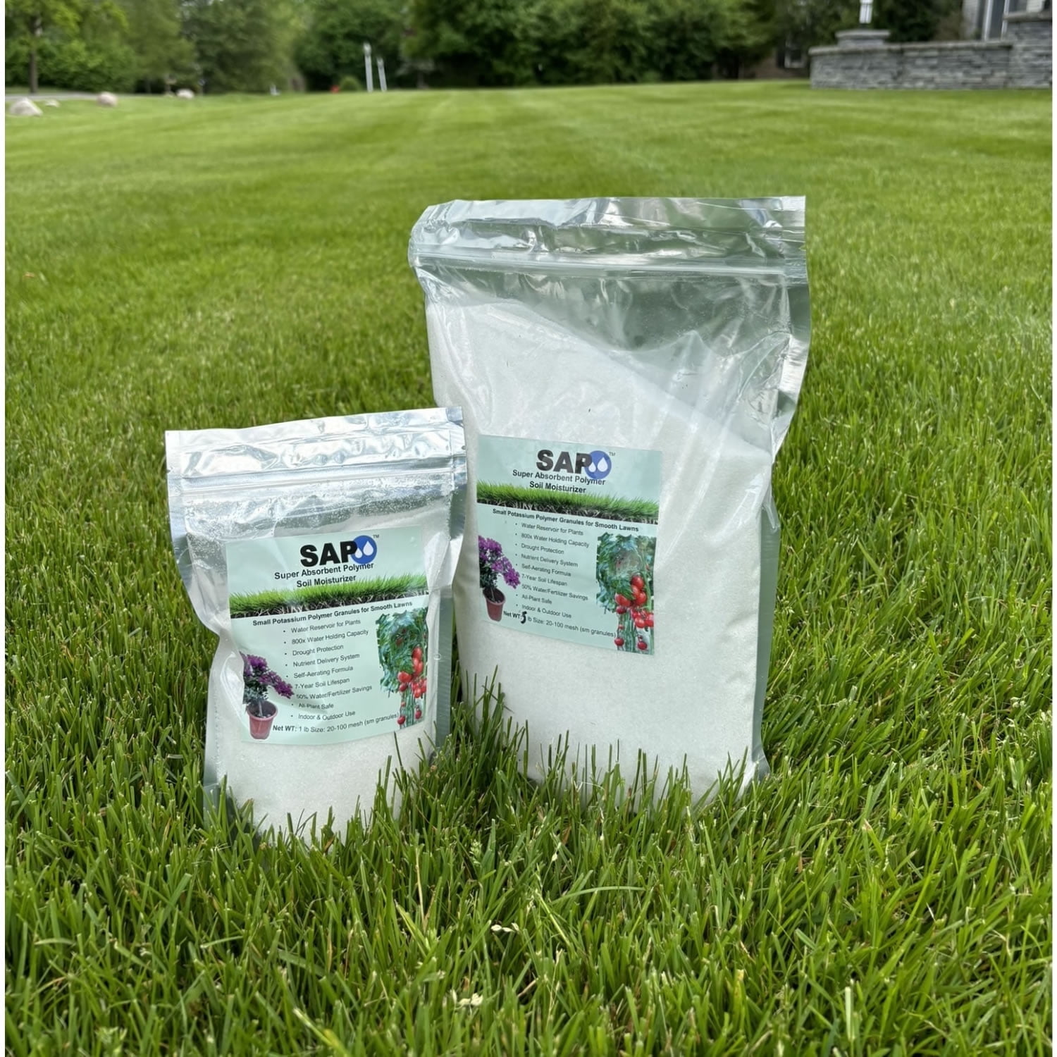 Soil Moist SAP Super Absorbent Polymer – 5 lb Water-Storing Crystals ...