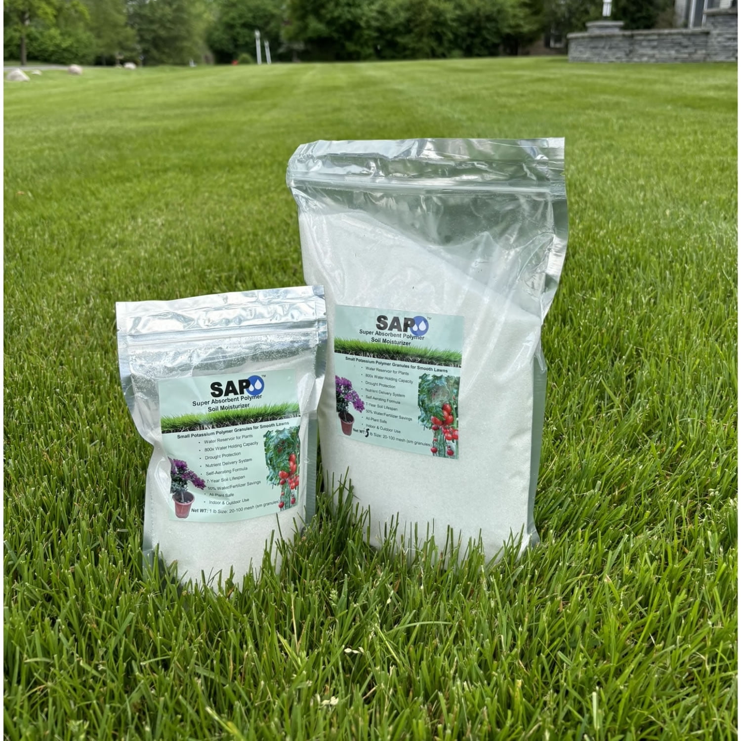 Soil Moist SAP Super Absorbent Polymer – 5 lb Water-Storing Crystals ...