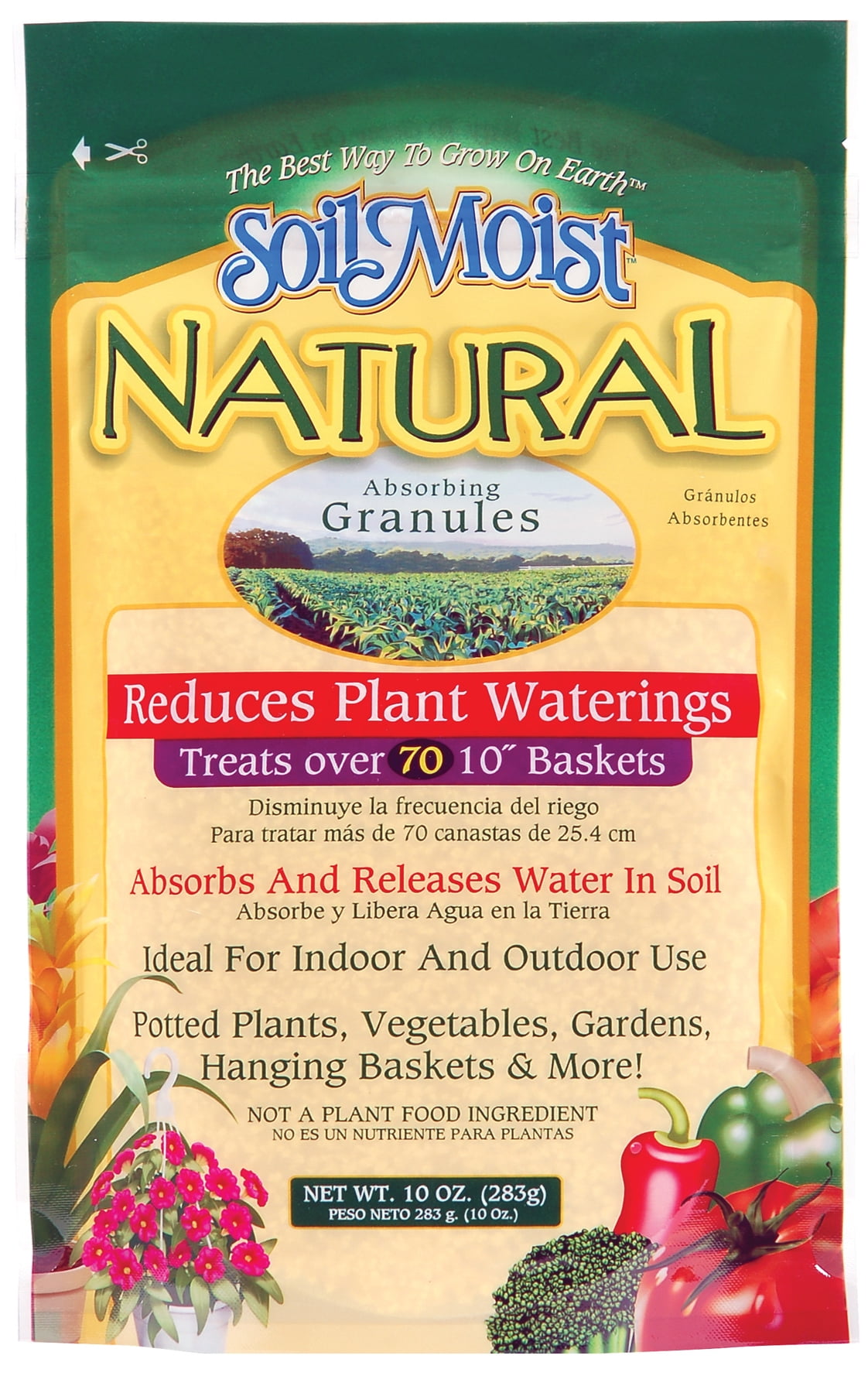 Soil Moist SMN10 10-Ounce Natural Absorbing Granules - Walmart.com