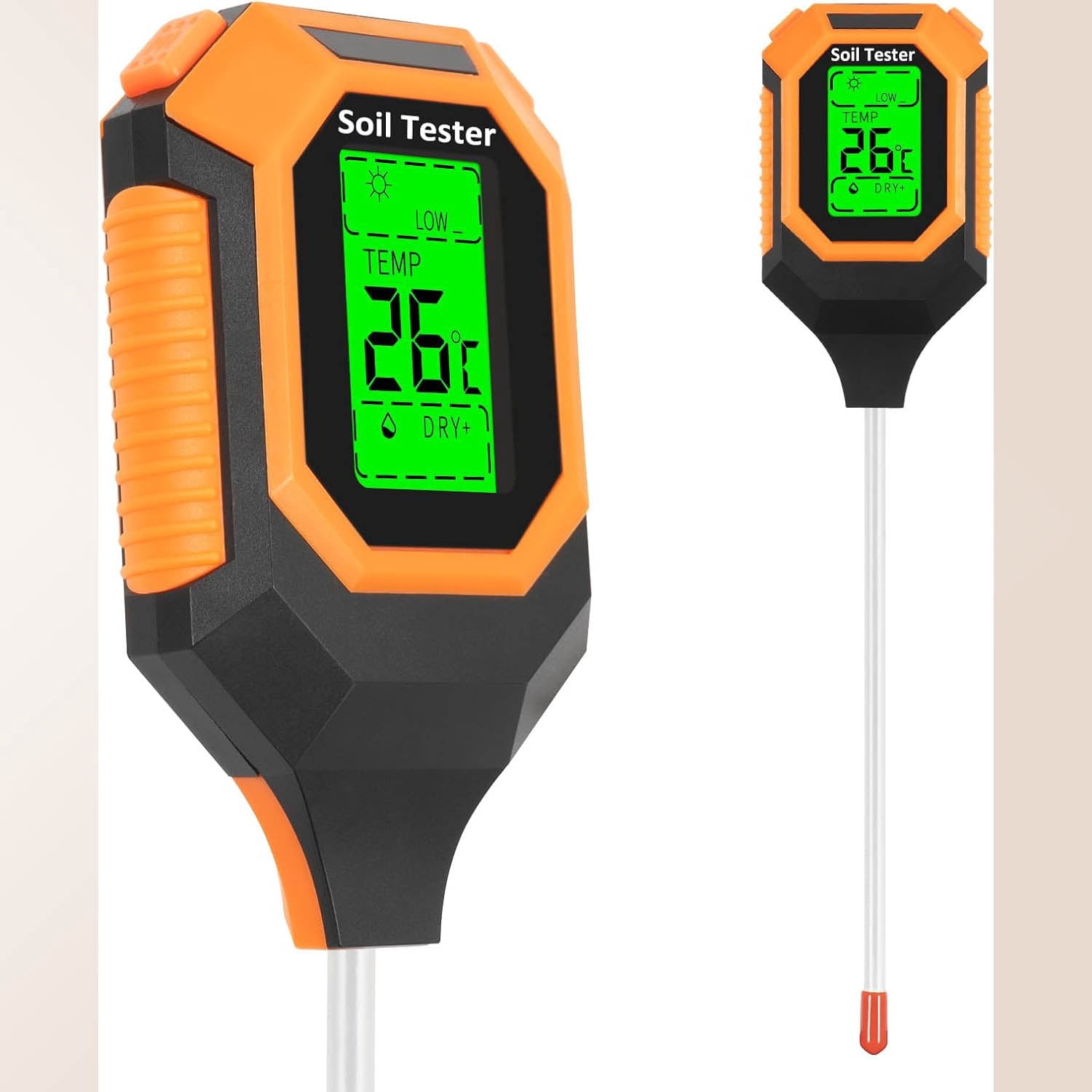 Soil Moisture Meter Digital PH Meter, Soil Moisture, Plant Temperature ...