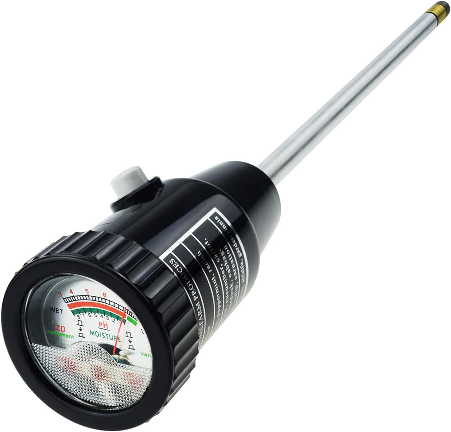 Soil PH Meter, Soil Moisture Sensor Meter, Soil PH Tester Gardening ...