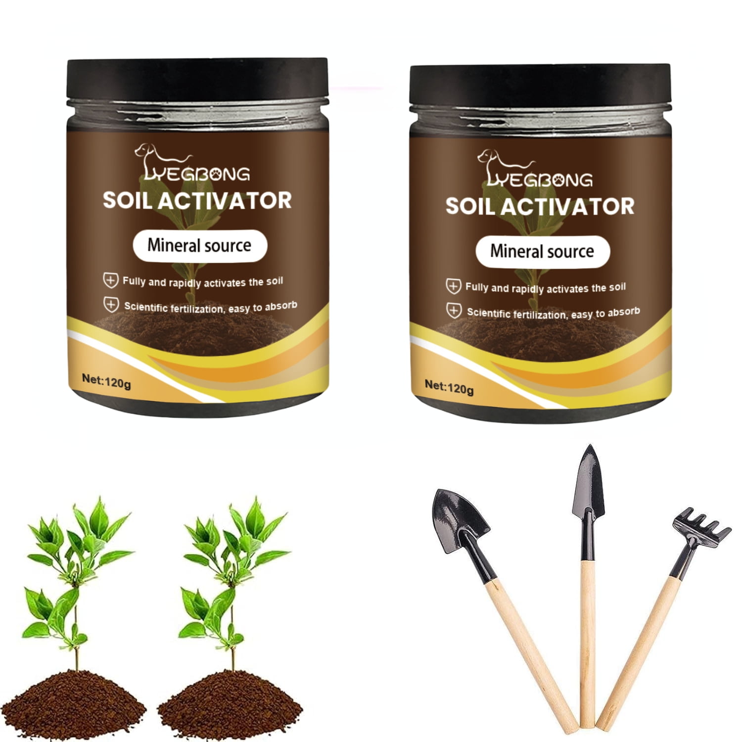 Soil Pro Activator, Liquid Fertilizer for Indoor & Outdoor Plants, 2025 Organic Soil Activator ...