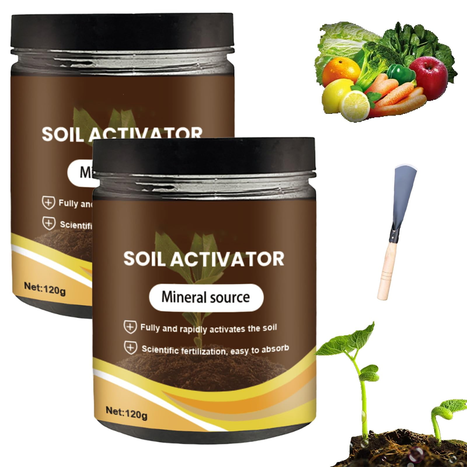 Soil Pro Activator, Soil Activated for Plants Vegetables, 2025 Organic ...
