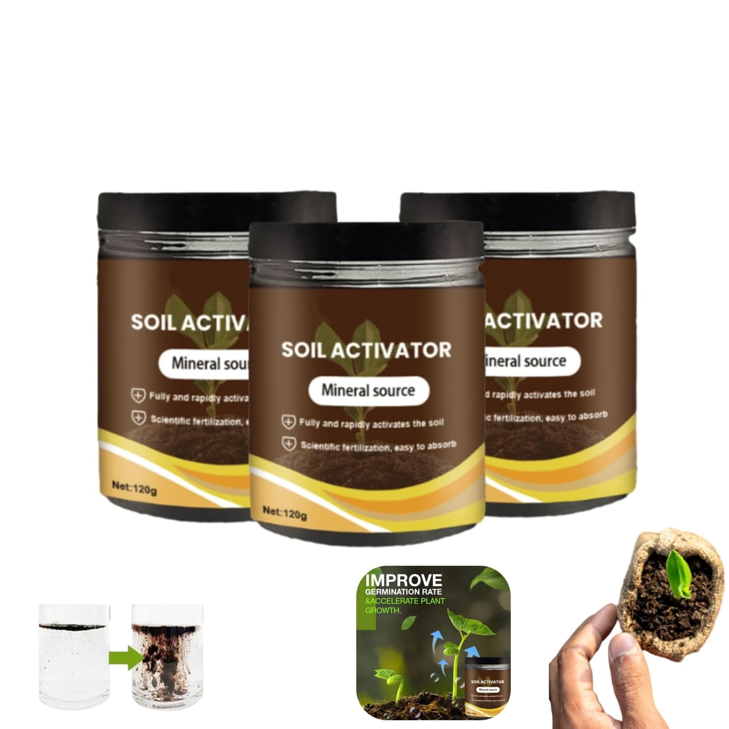 Soil Pro Activator, Soil Activator for Plants, Soils Activatorfor Vegetables, Soils Nutrition ...