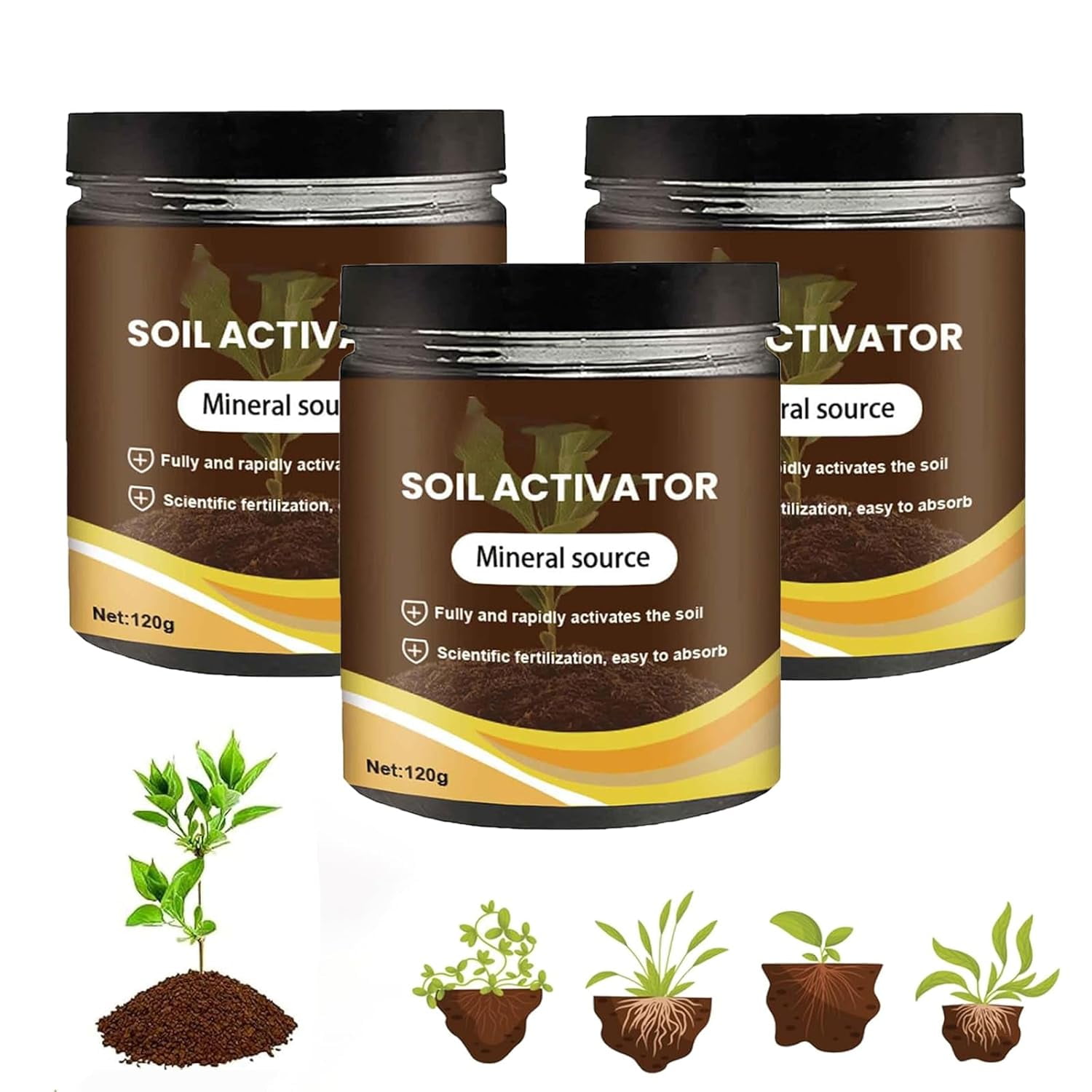 Soil Pro Activator, Soils Activatorfor Vegetables, Soil Pro Activator for Plants, 2025 Organic ...