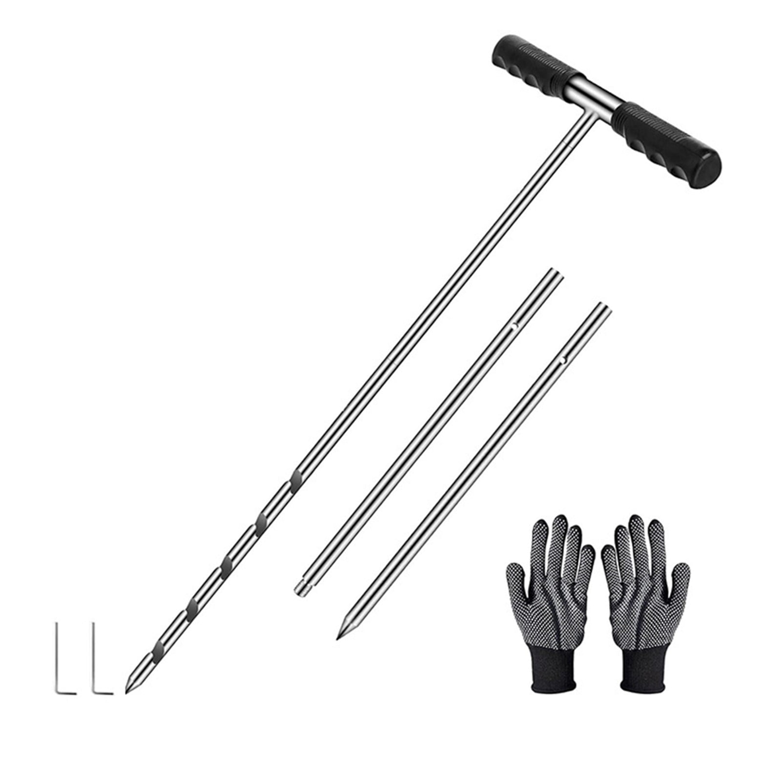 Soil Probe Rod,32"-48" Septic Tank Probe Rod, Pipe Probe Made Stainless ...