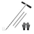 Soil Probe Rod,32"-48" Septic Tank Probe Rod, Pipe Probe Made Stainless ...