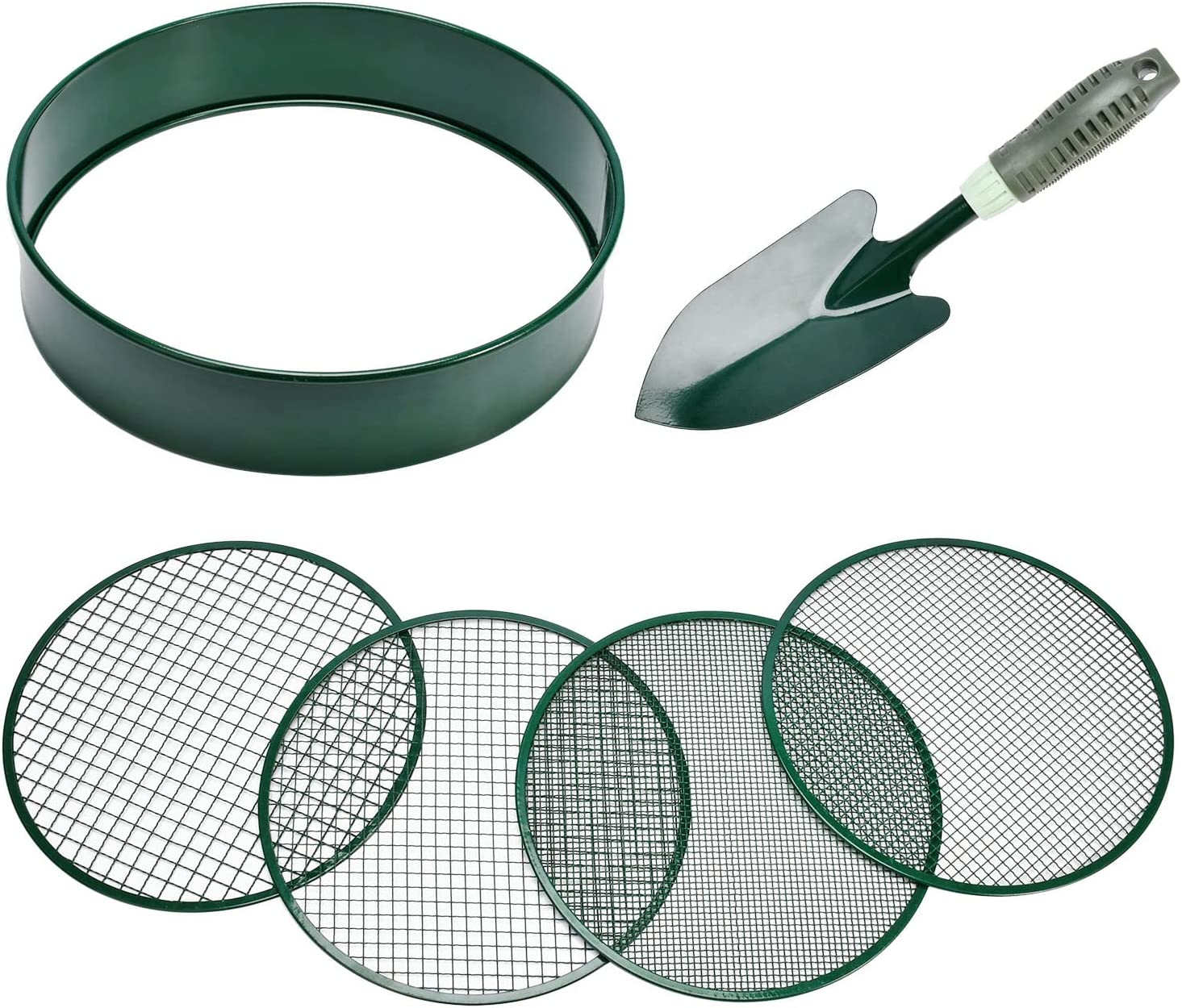 Soil Sieve Garden Riddle Sieve 12" Diameter, Fine Mesh Soil Sieve ...