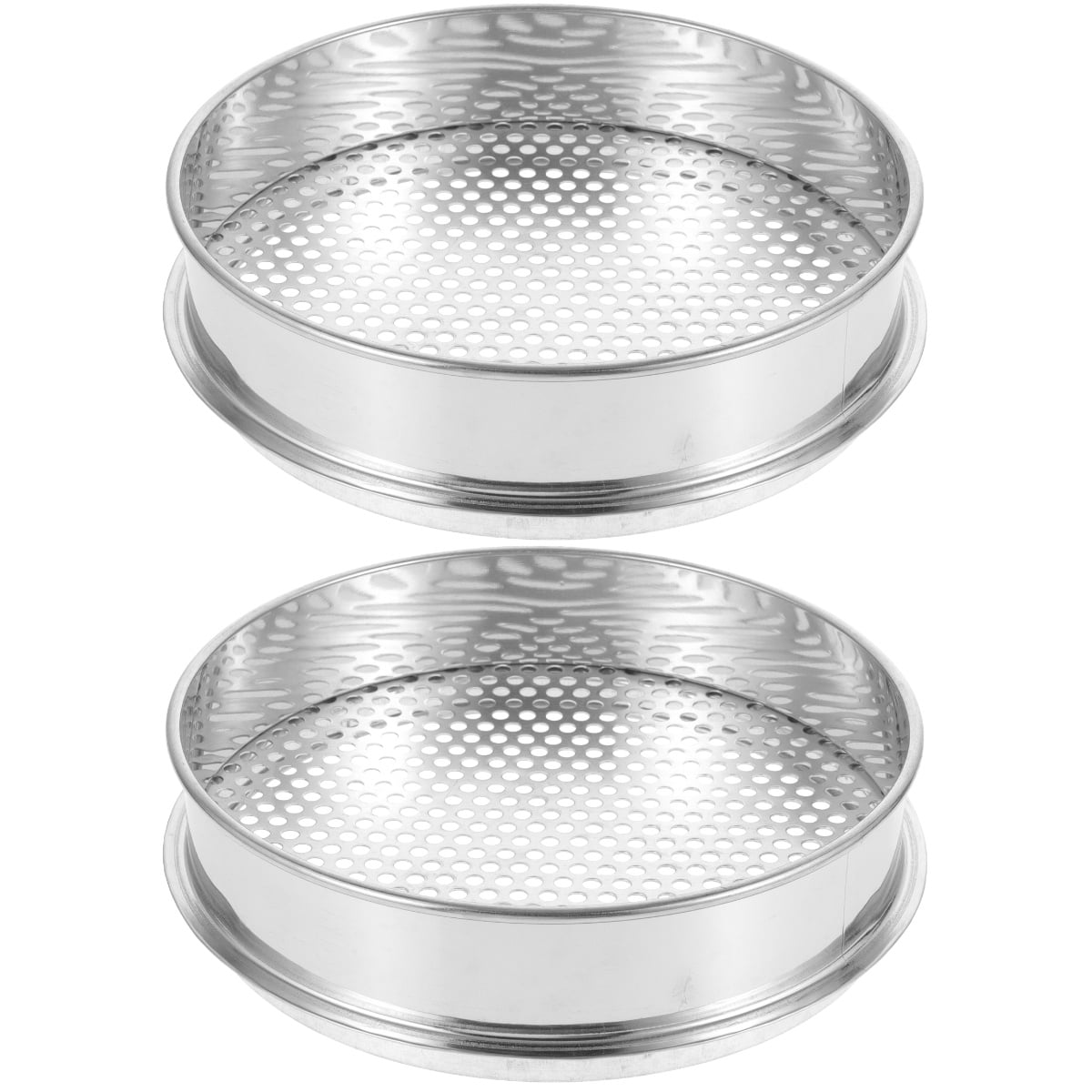 Soil Sieve Metal Screen Mesh Round Grading Home Kitchen Stainless Steel ...