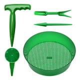 Soil Sifter Round Soil Sifting Pan Set Mix Dirt Sifter For Potting Soil ...