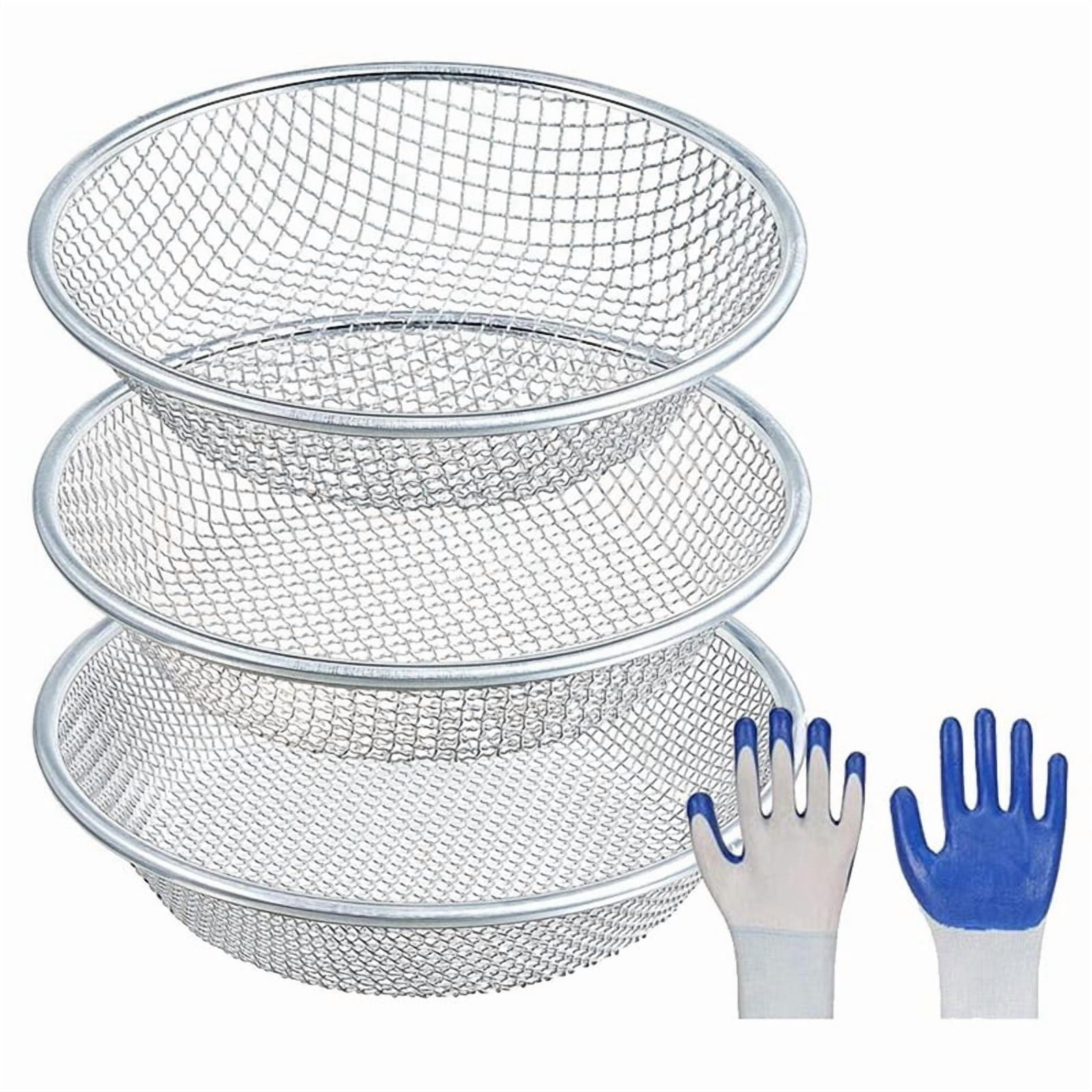 Soil Sifter for Gardening, Rock Sifter for 5gallon Bucket, Dirt Sifter ...