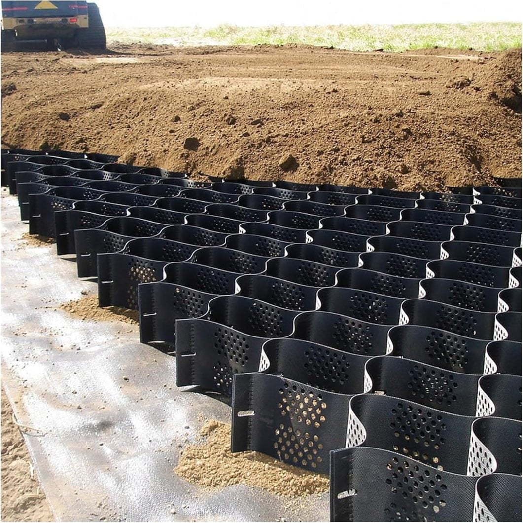 Soil Stabilization Geogrid 4" Tall Permeable Geocell, 6.5ft/ 10ft/ 13ft ...
