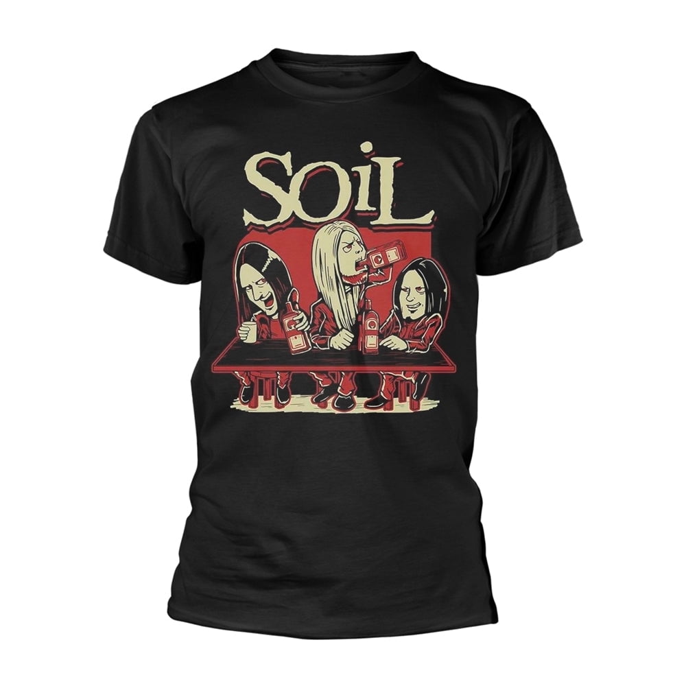 Soil T Shirt Alcoholics Band Logo new Official Mens Black - Walmart.com
