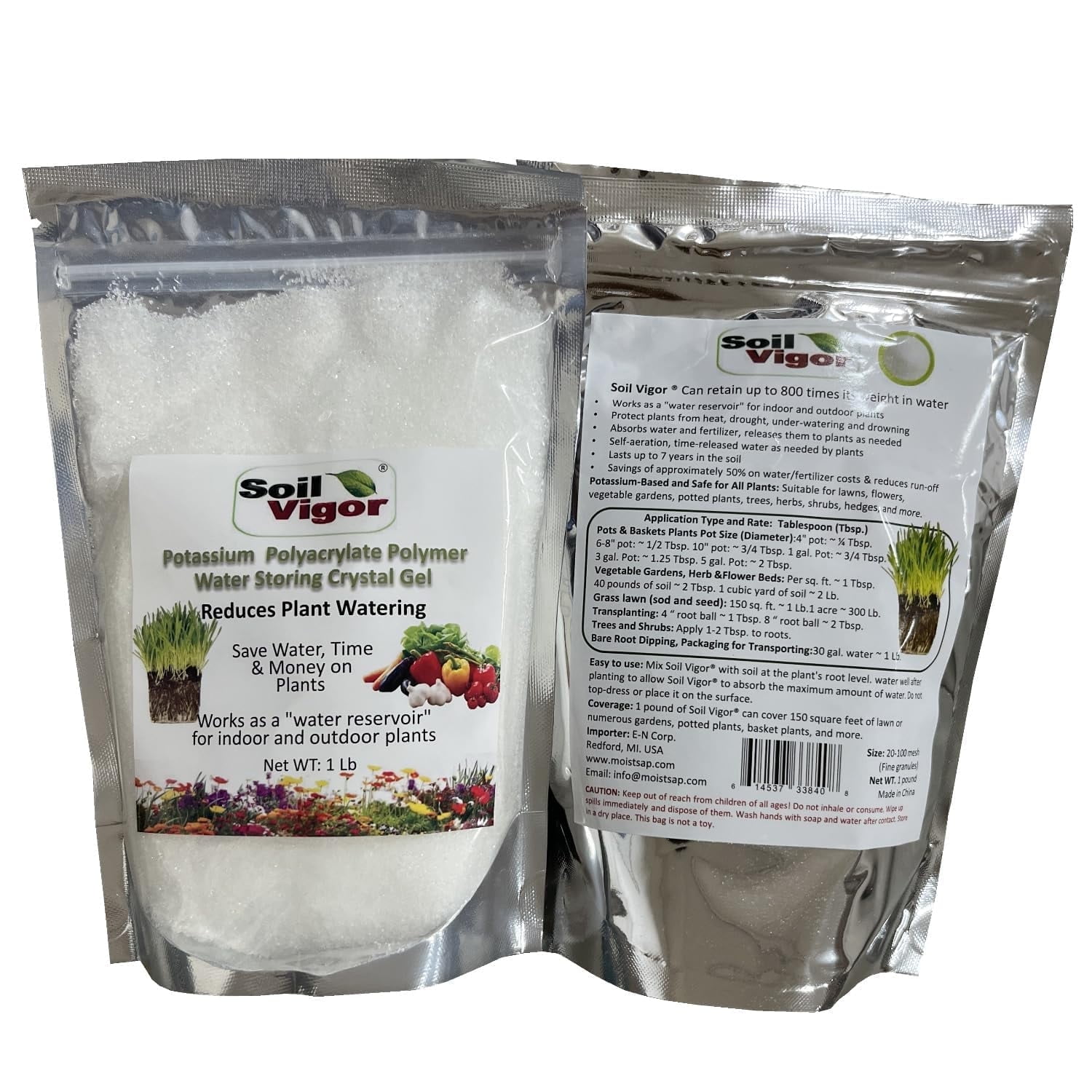 Soil Vigor: Fine Granules Water Storing Crystals - Formerly Soil Moist ...