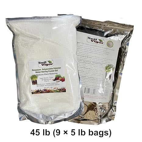 Soil Vigor® Fine SAP Granules - Water-Storing Potassium Polymer for ...