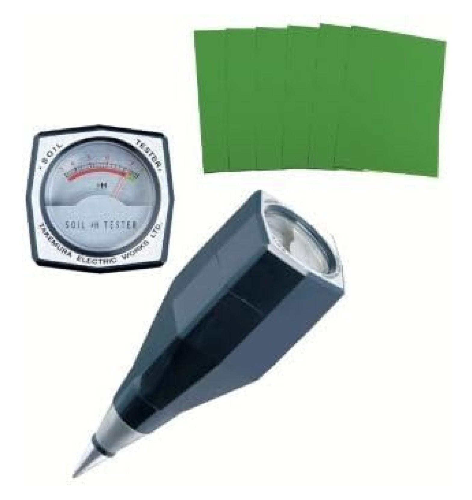 Soil pH Meter Kit - 2 Items with 10 Conditioning Films - Soil Tester ...