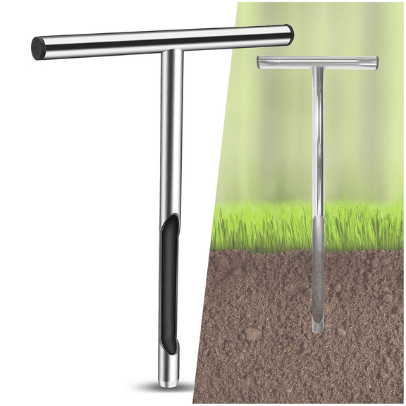 Landzie Soil Sample Probe with T-Handle - Soil Test Kits - Soil Sampler ...